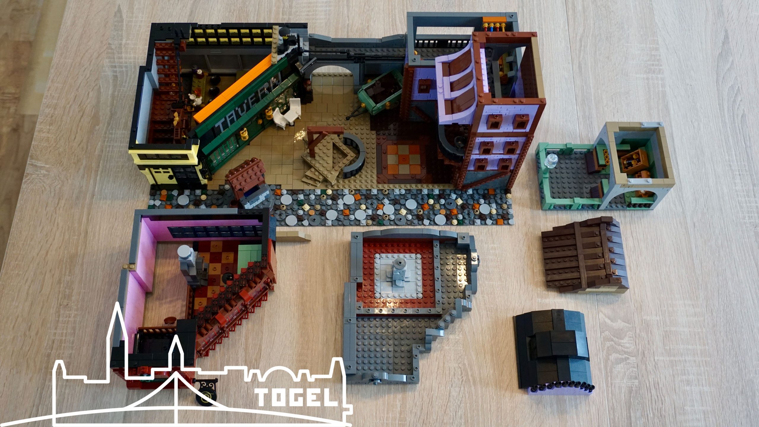 LEGO MOC-91655 Medieval Square by Togeltown | Rebrickable - Build with LEGO
