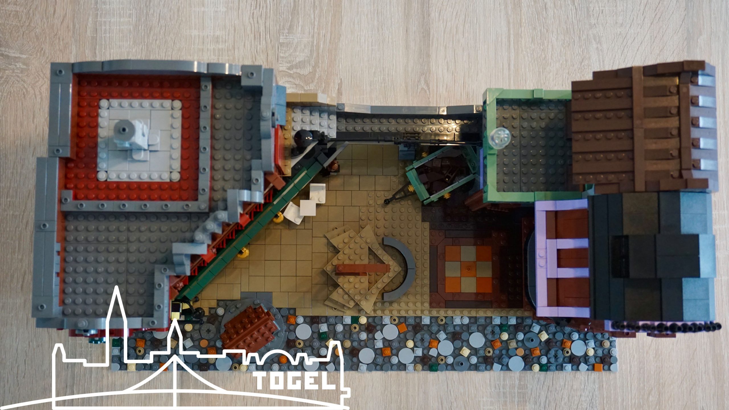 LEGO MOC-91655 Medieval Square by Togeltown | Rebrickable - Build with LEGO